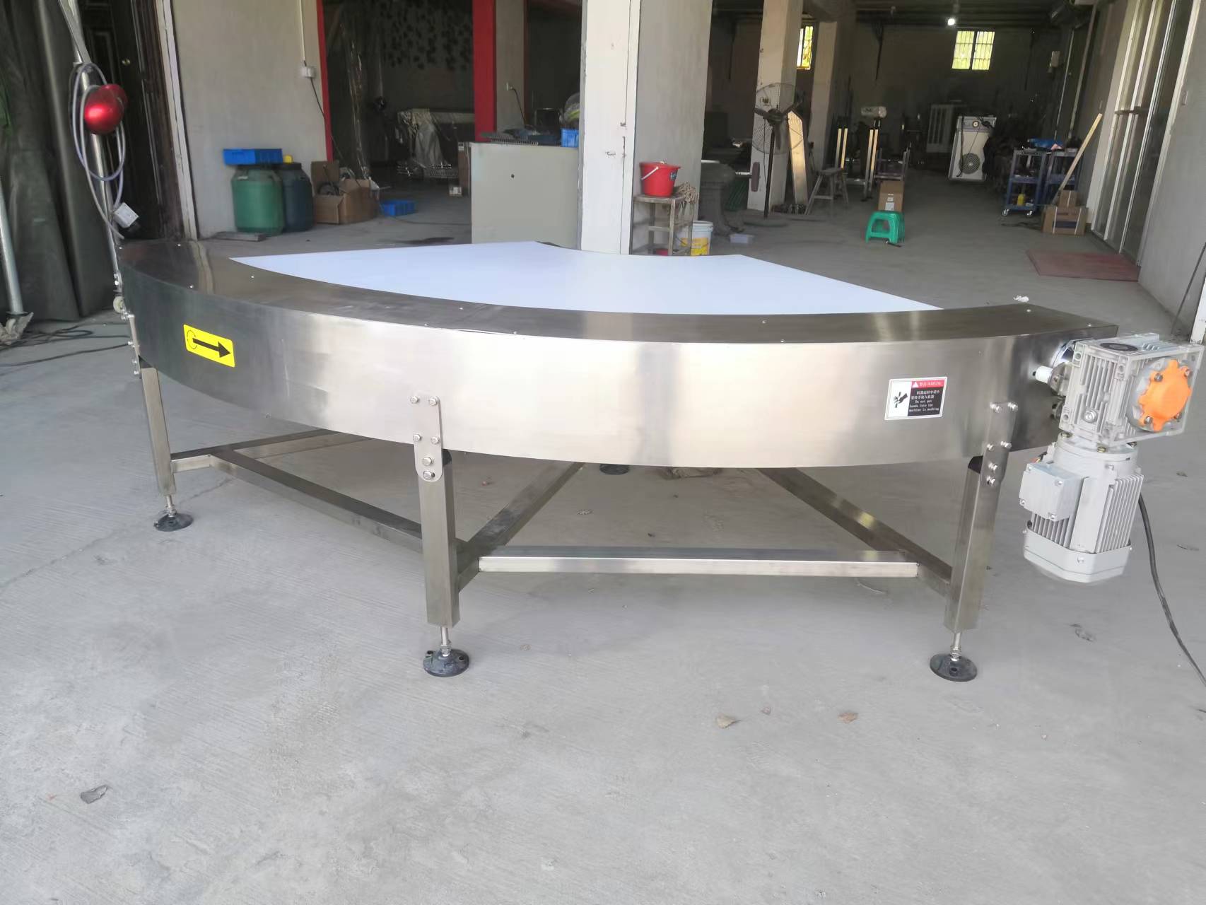 90 Degree Curve Belt Conveyor - Buy 90 degree Belt Conveyor, curve belt ...