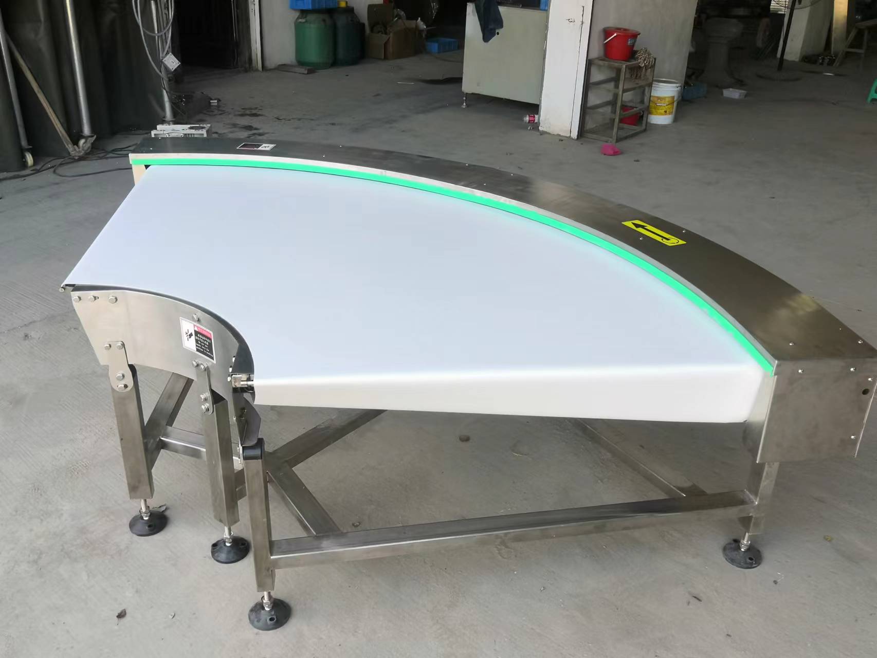 90 Degree Curve Belt Conveyor - Buy 90 degree Belt Conveyor, curve belt ...
